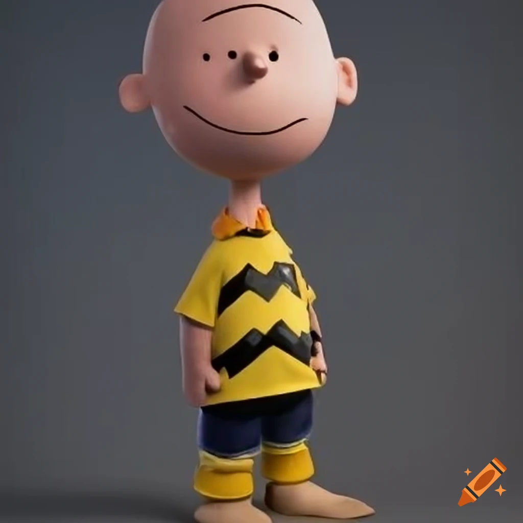 Extremely realistic image of charlie brown on Craiyon