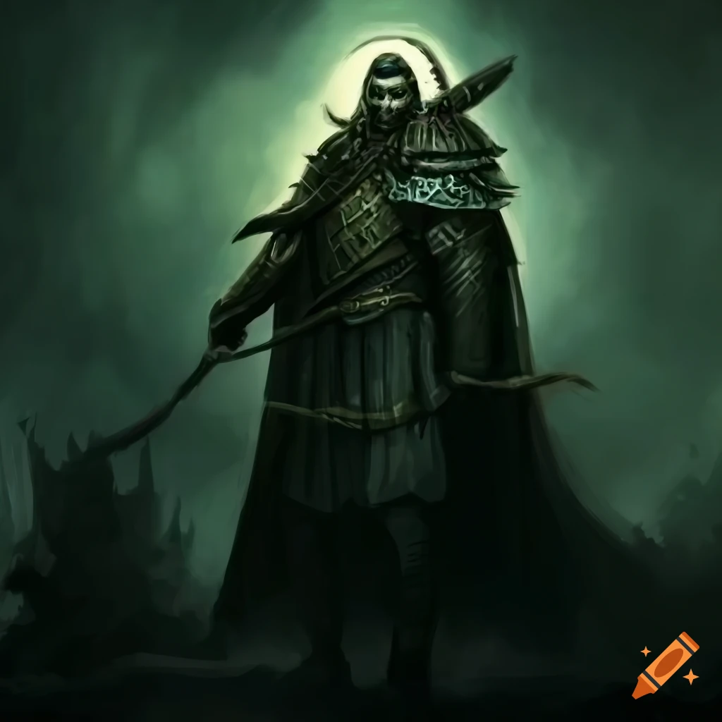 Branor, the warrior priest: fantasy on Craiyon