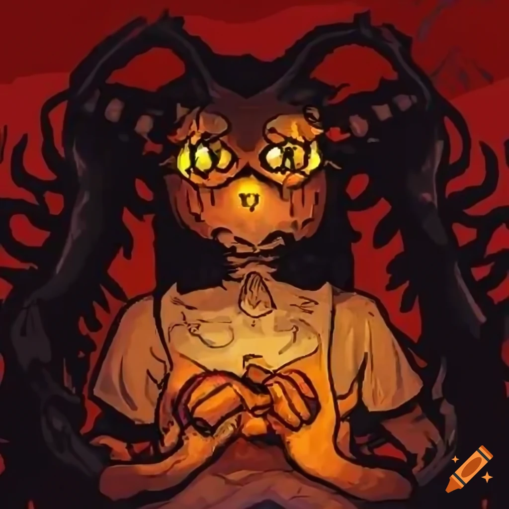 Inscryption oc on Craiyon