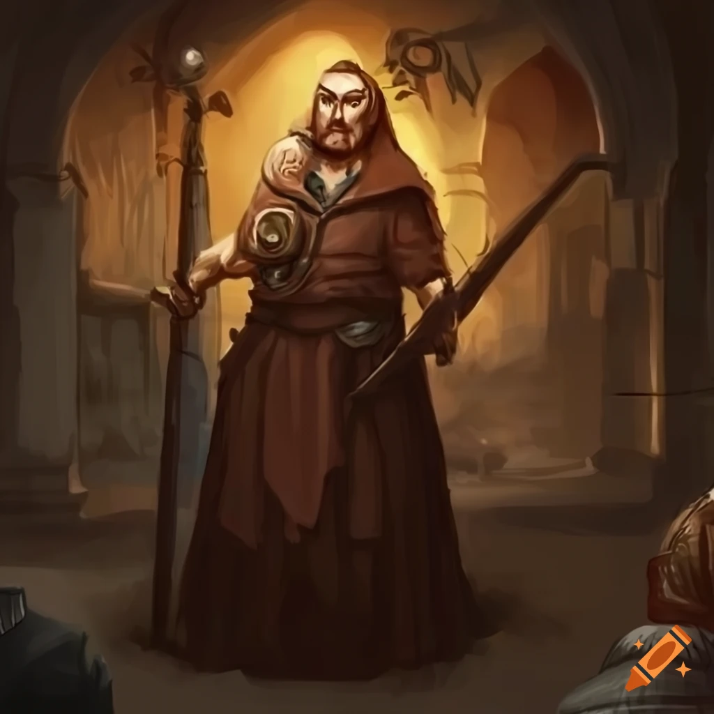 Townsfolk, fantasy setting on Craiyon