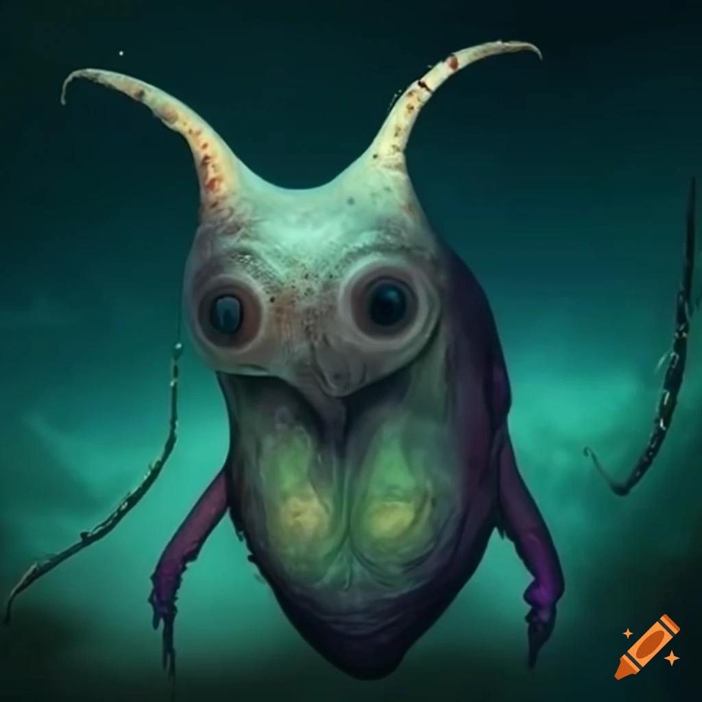 Creatures on a strange planet