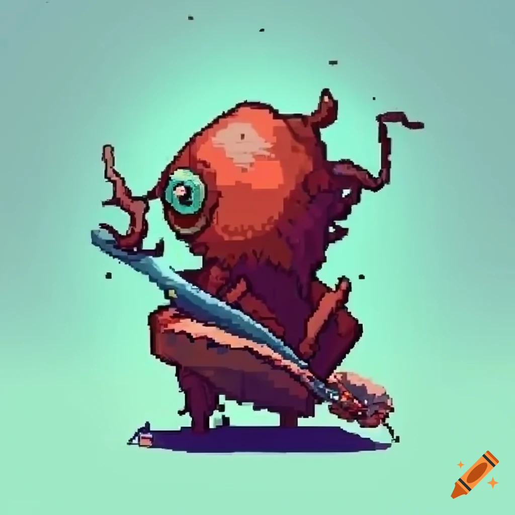 Indie 2d platform game enemies on Craiyon