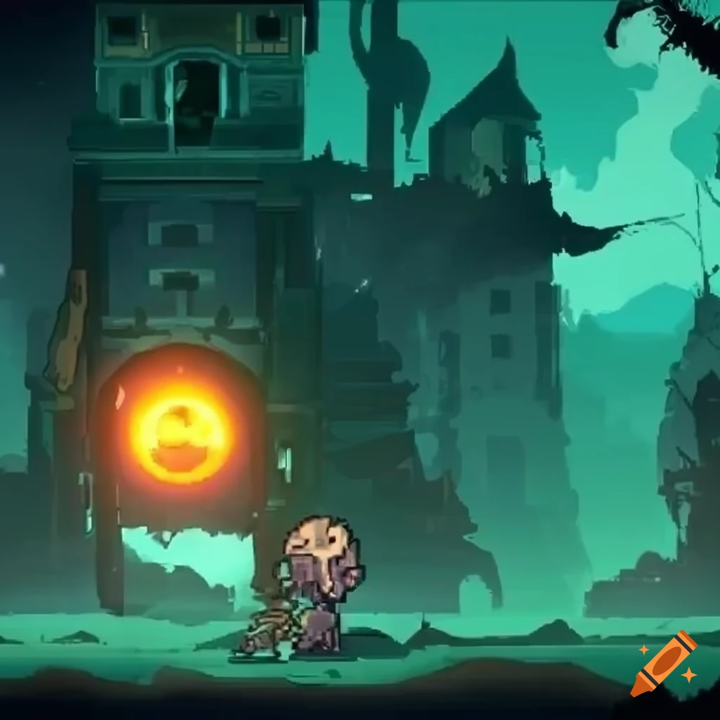 Indie 2d platform game enemies on Craiyon