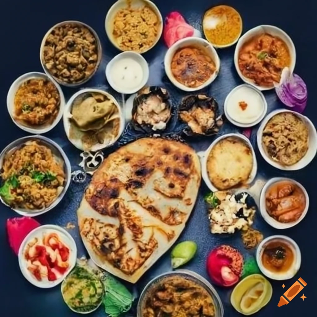 Cover photo of a facebook page which is a collage of pakistani foods on ...