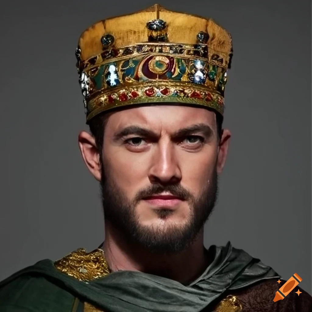Photorealistic, medieval, byzantine, byzantine emperor, crown of ...