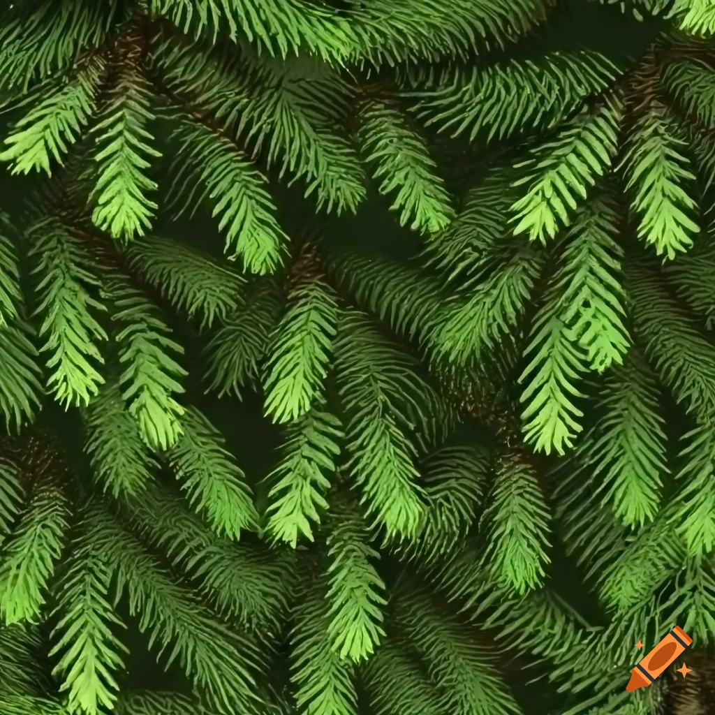 Spruce branch texture on Craiyon