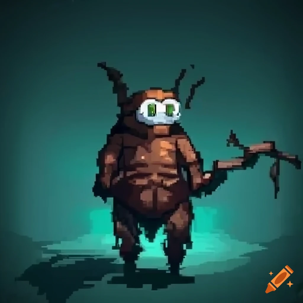 Indie 2d platform game enemies on Craiyon