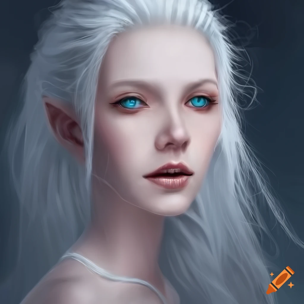 White Hair Tan Skin