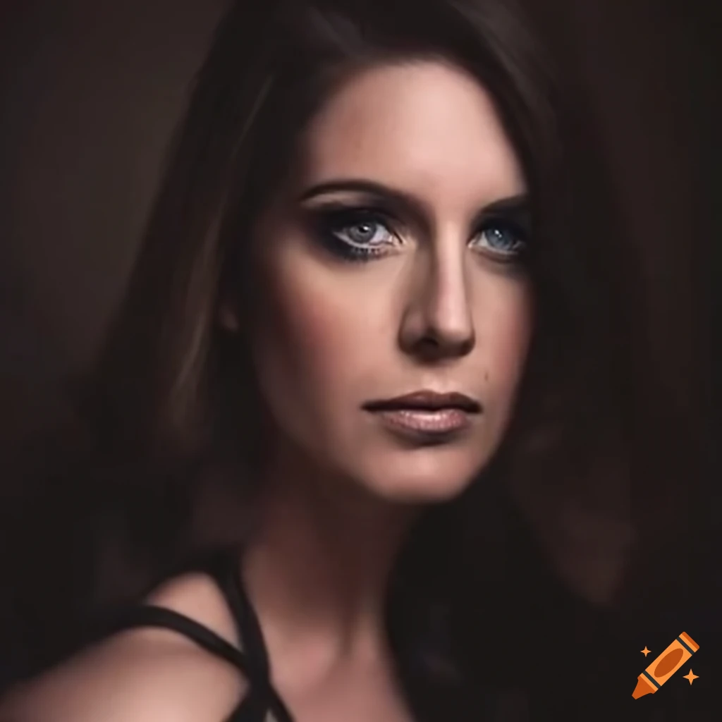 "alexis glick", age 35, closeup face, boudoir portrait