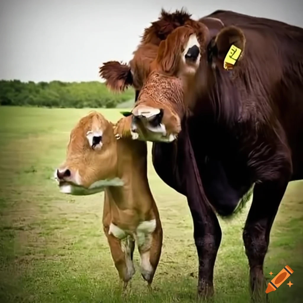 Cow calling her missing calf on Craiyon