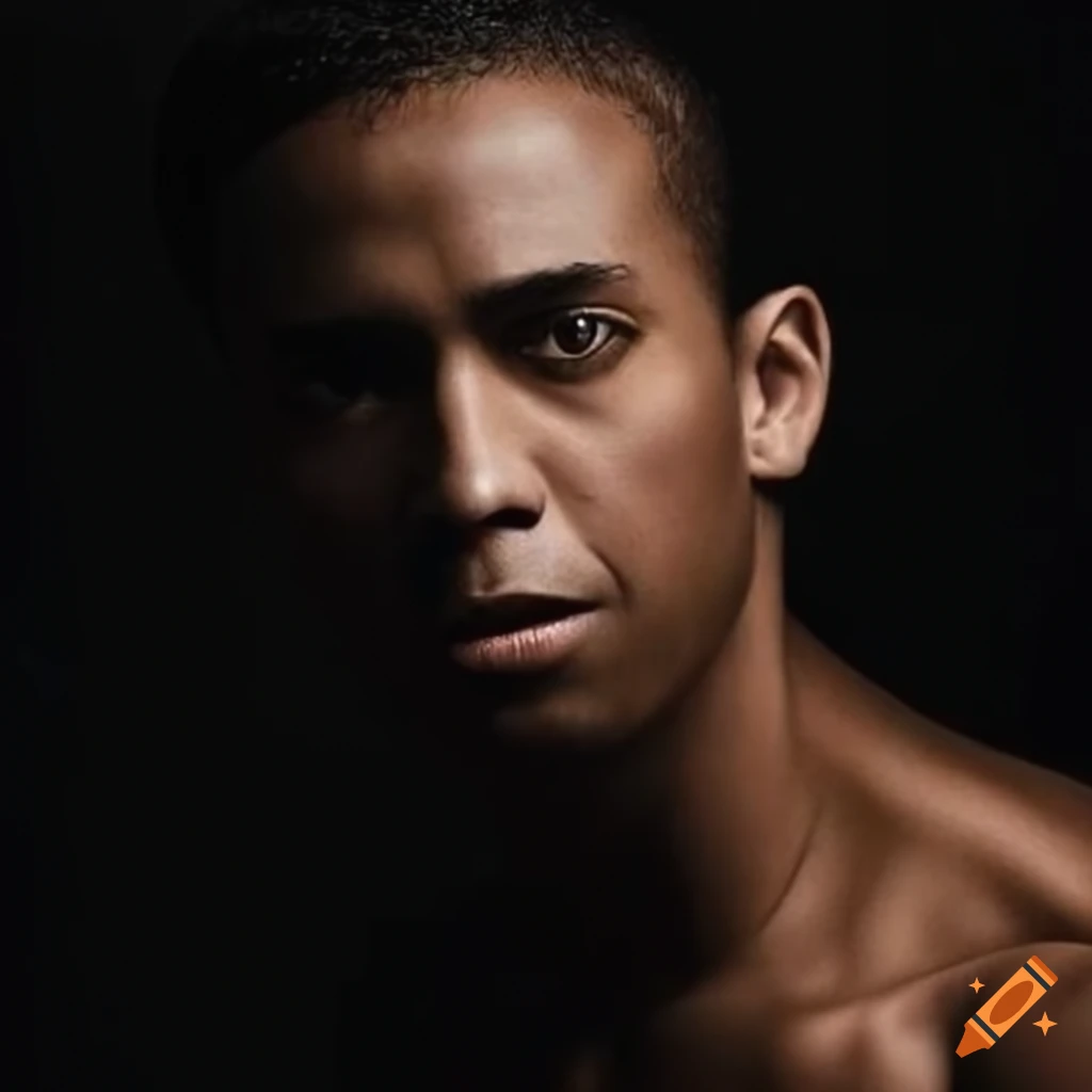 Mans face on Craiyon