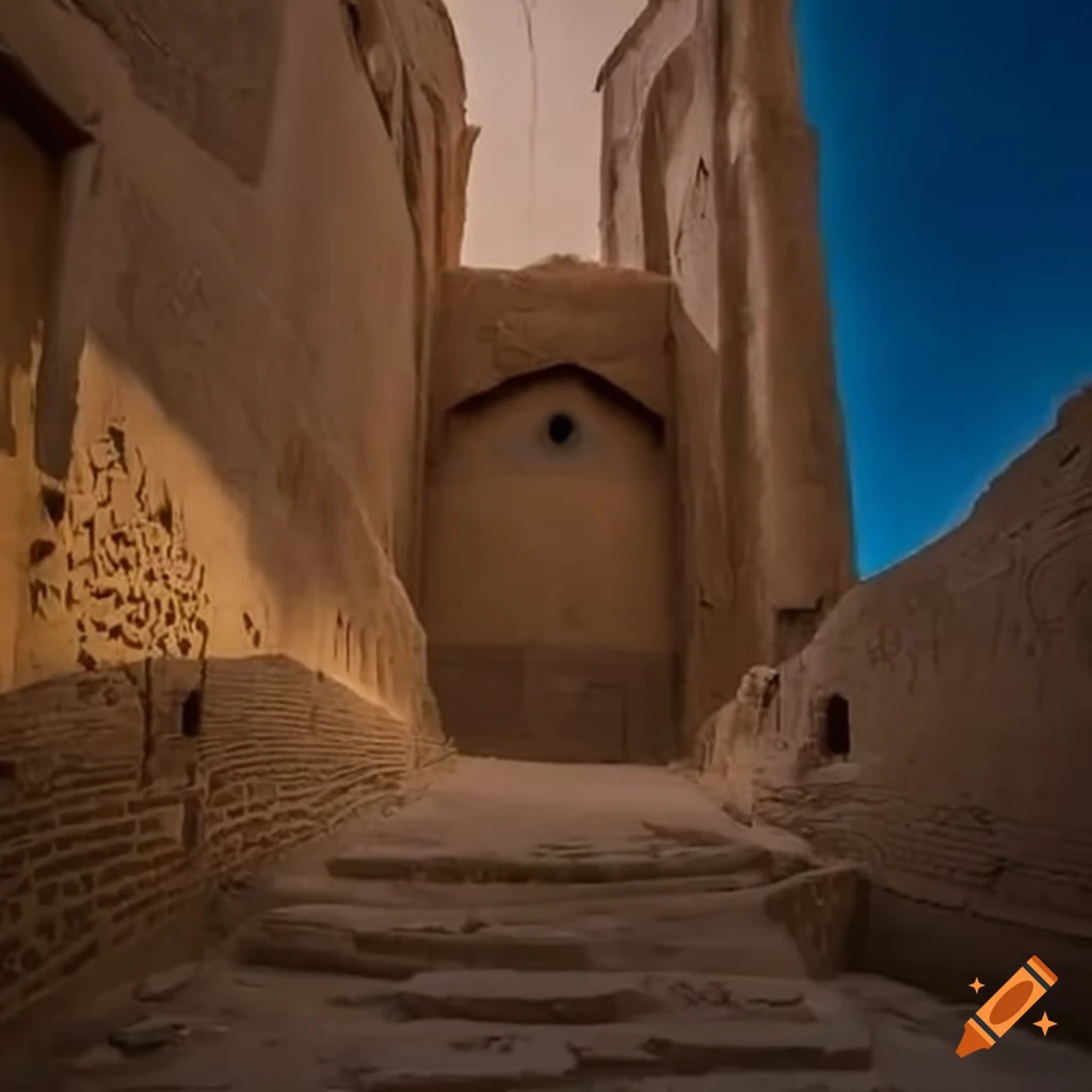 Zawiya, a historical city in central iran during 1320-1345 on Craiyon