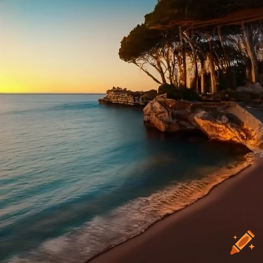 Beach, sun and monaco on Craiyon