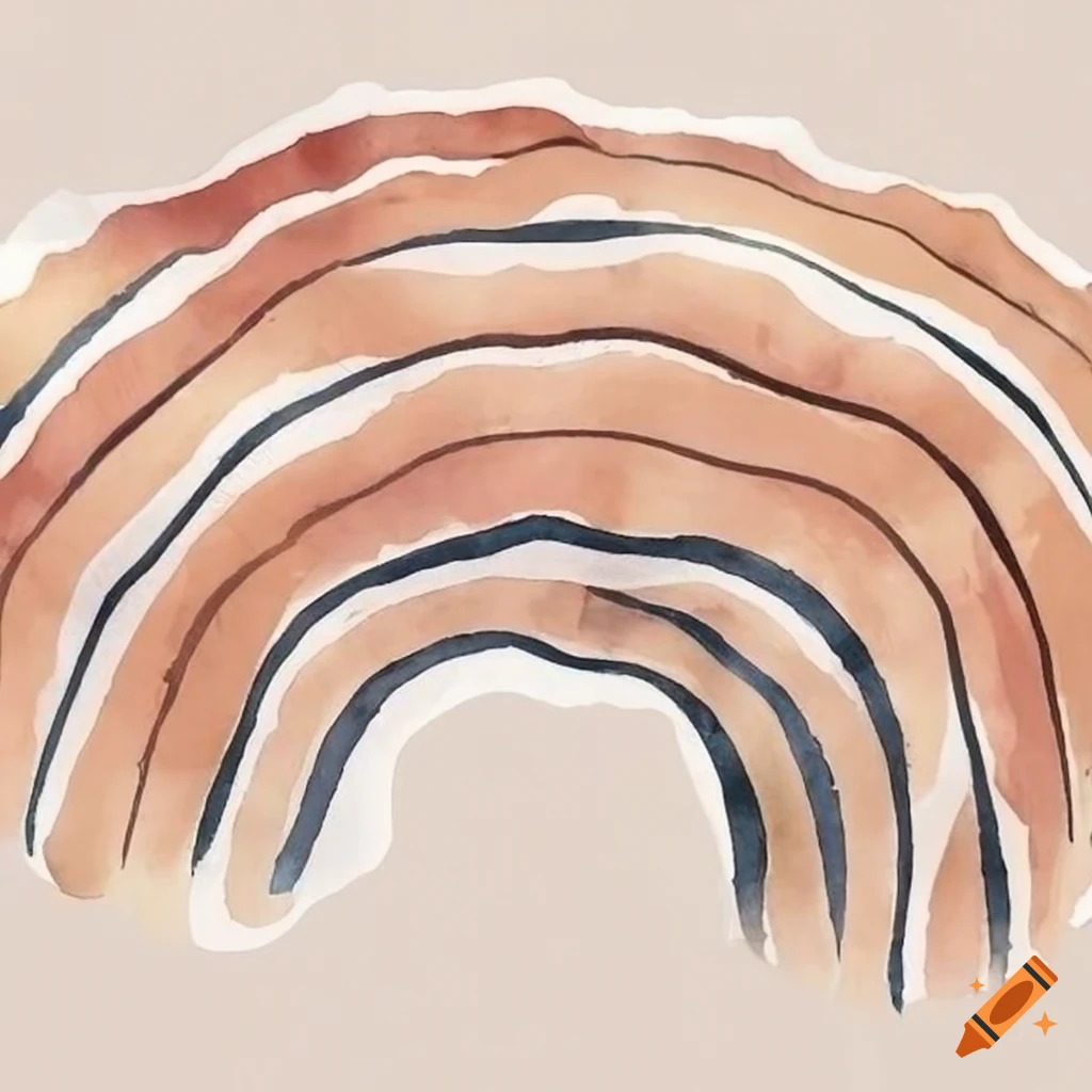 Neutral toned bohemian rainbow