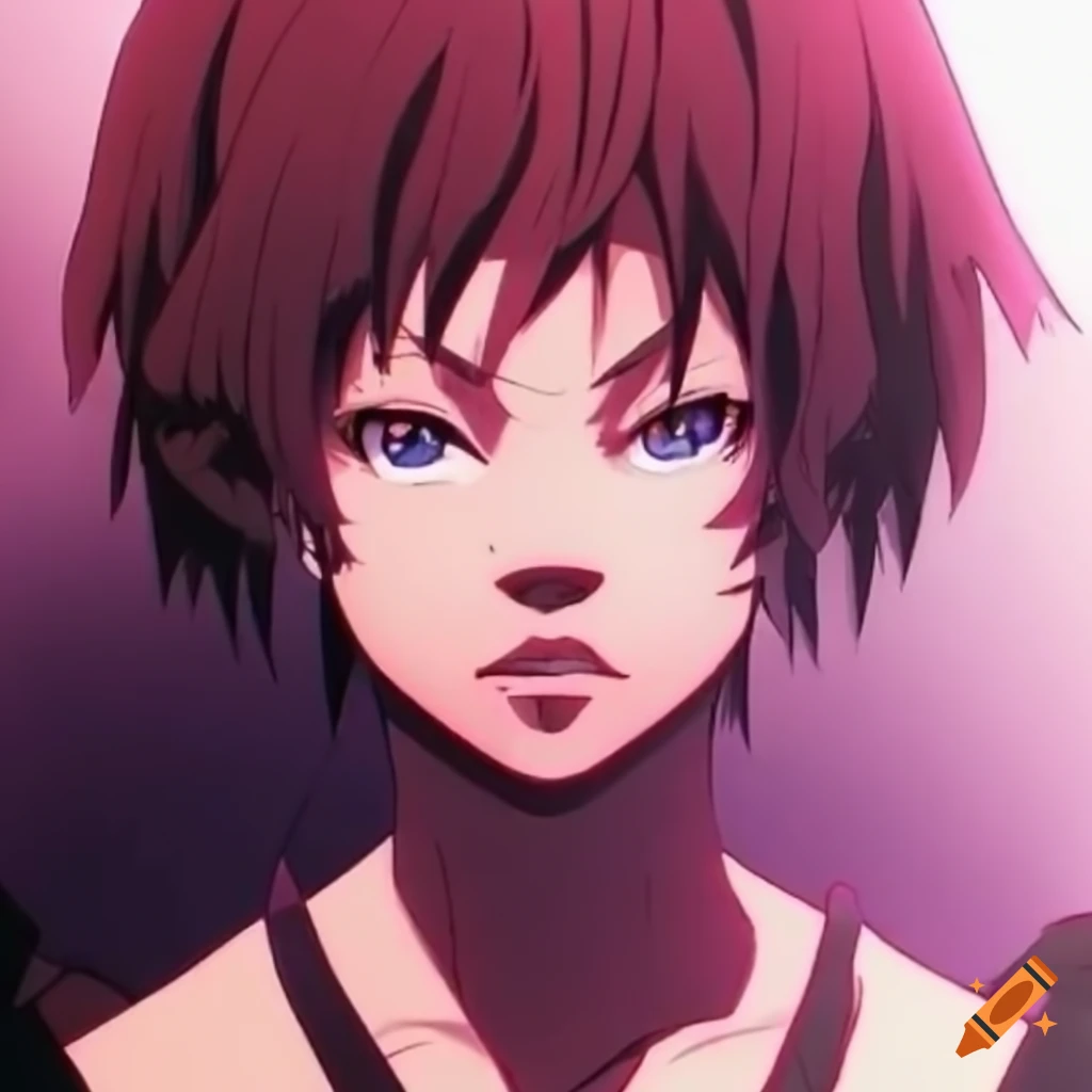 Black anime on Craiyon