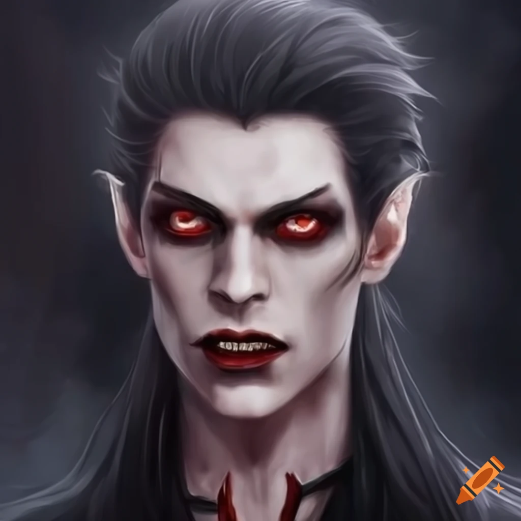 Handsome vampire