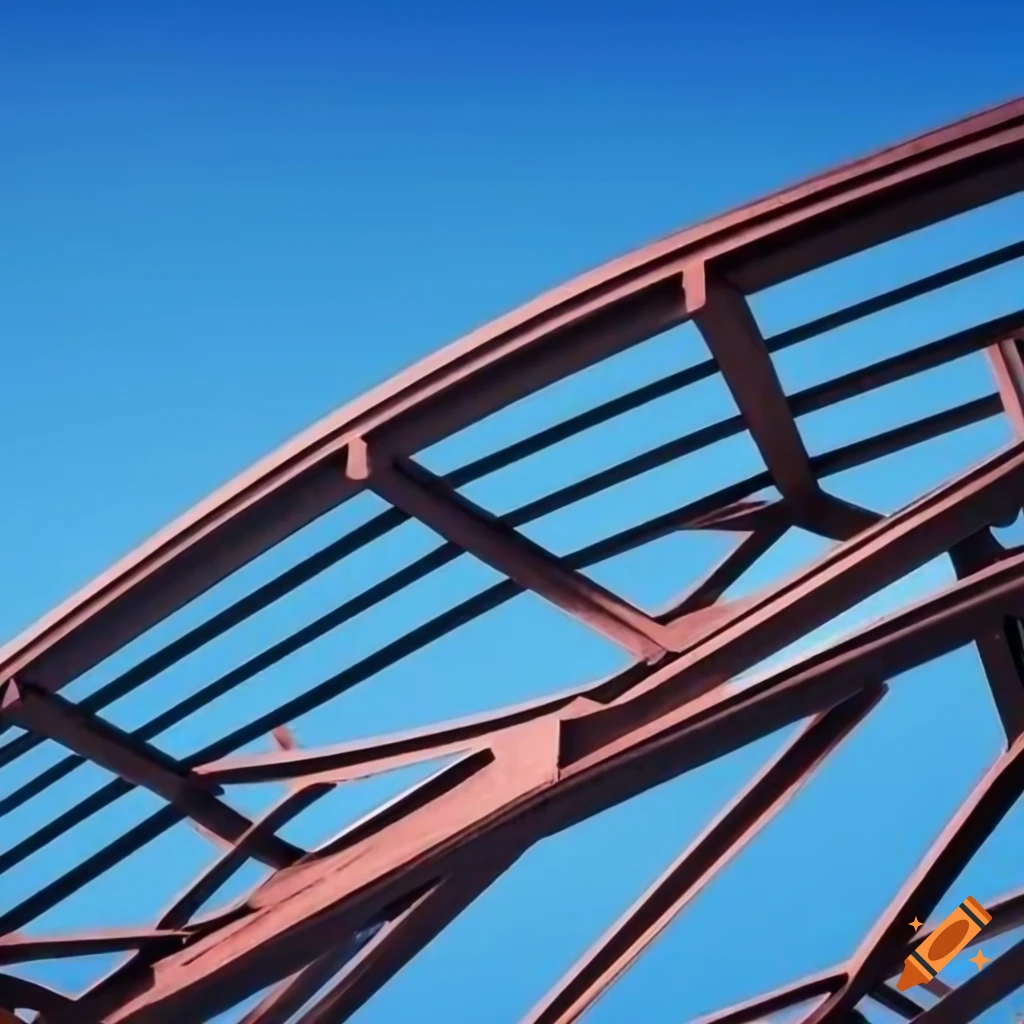 Steel structure on Craiyon