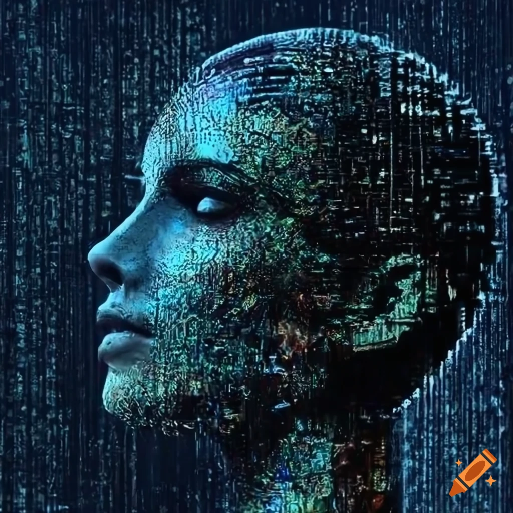 Digitally manipulated barcode texture creates a unique abstract ...