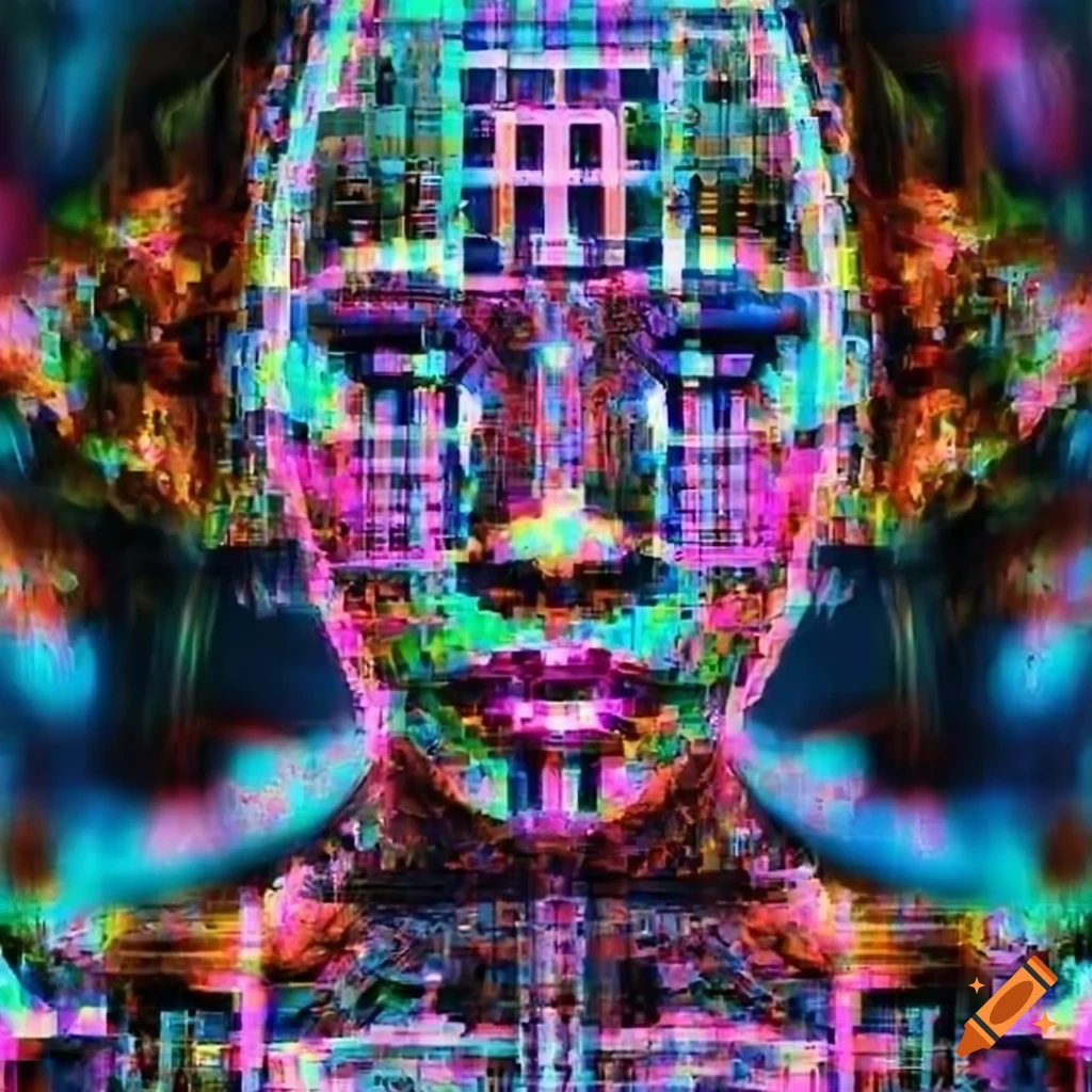 Digitally manipulated barcode texture creates a unique abstract ...