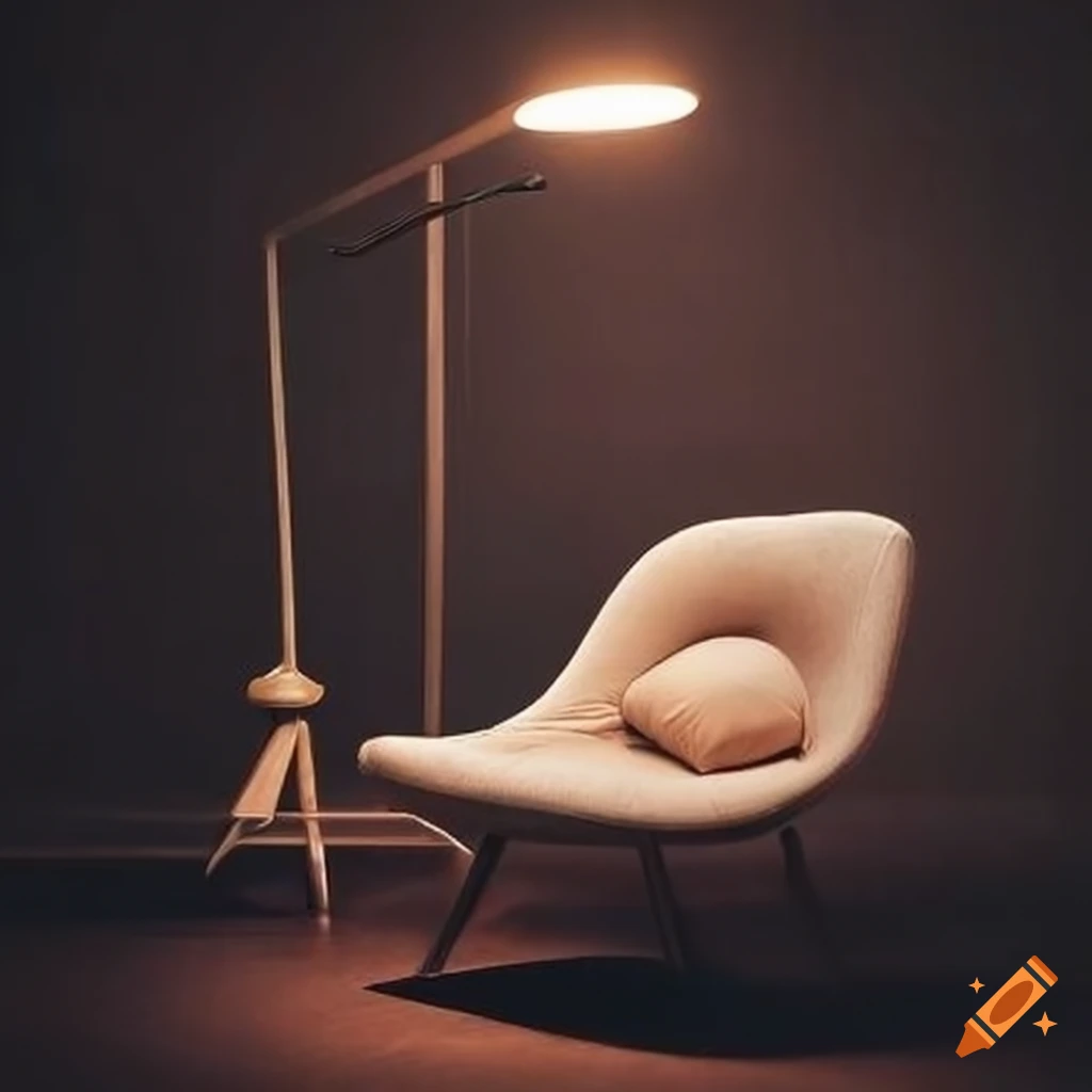 A comfortable chair in a cozy psychologist's office on Craiyon