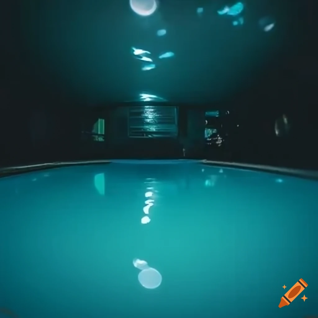 Backrooms pool level on Craiyon