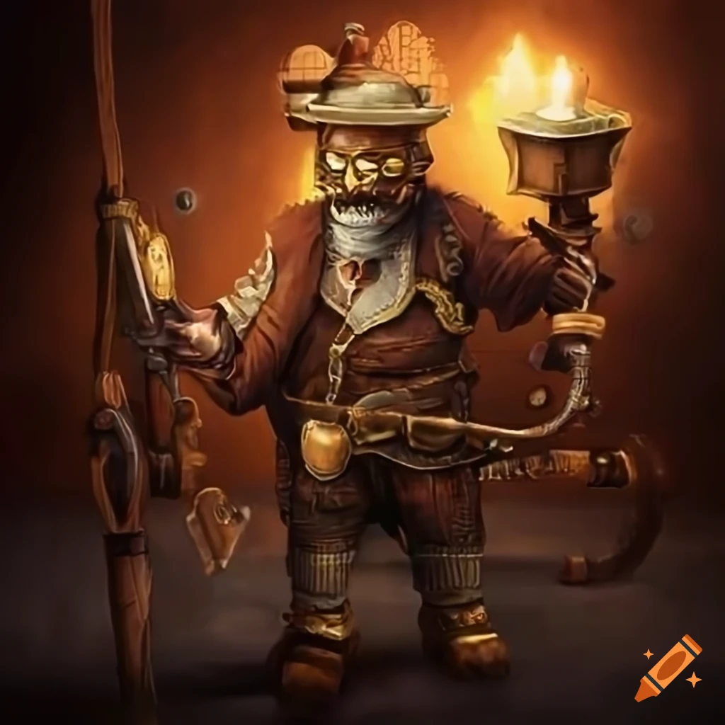 Fantasy engineer steampunk on Craiyon