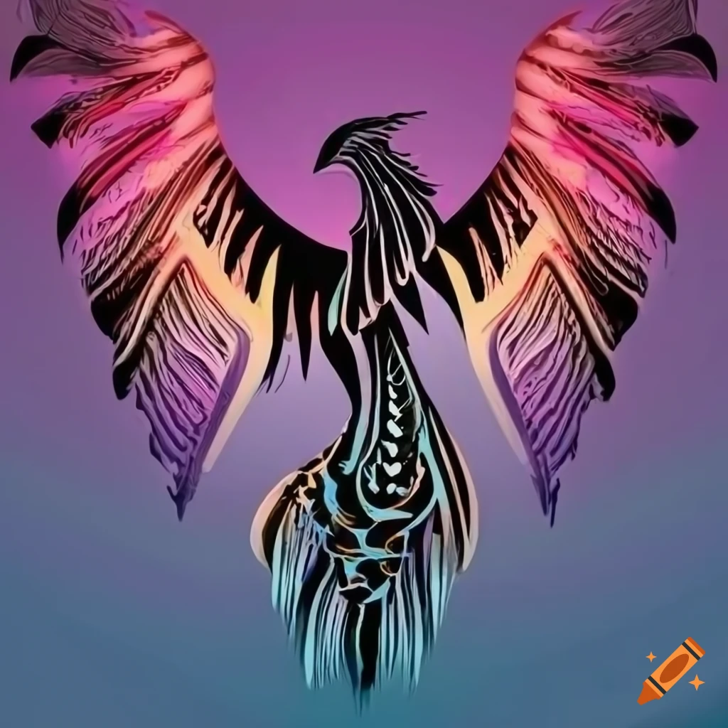 Native American Hawk Design