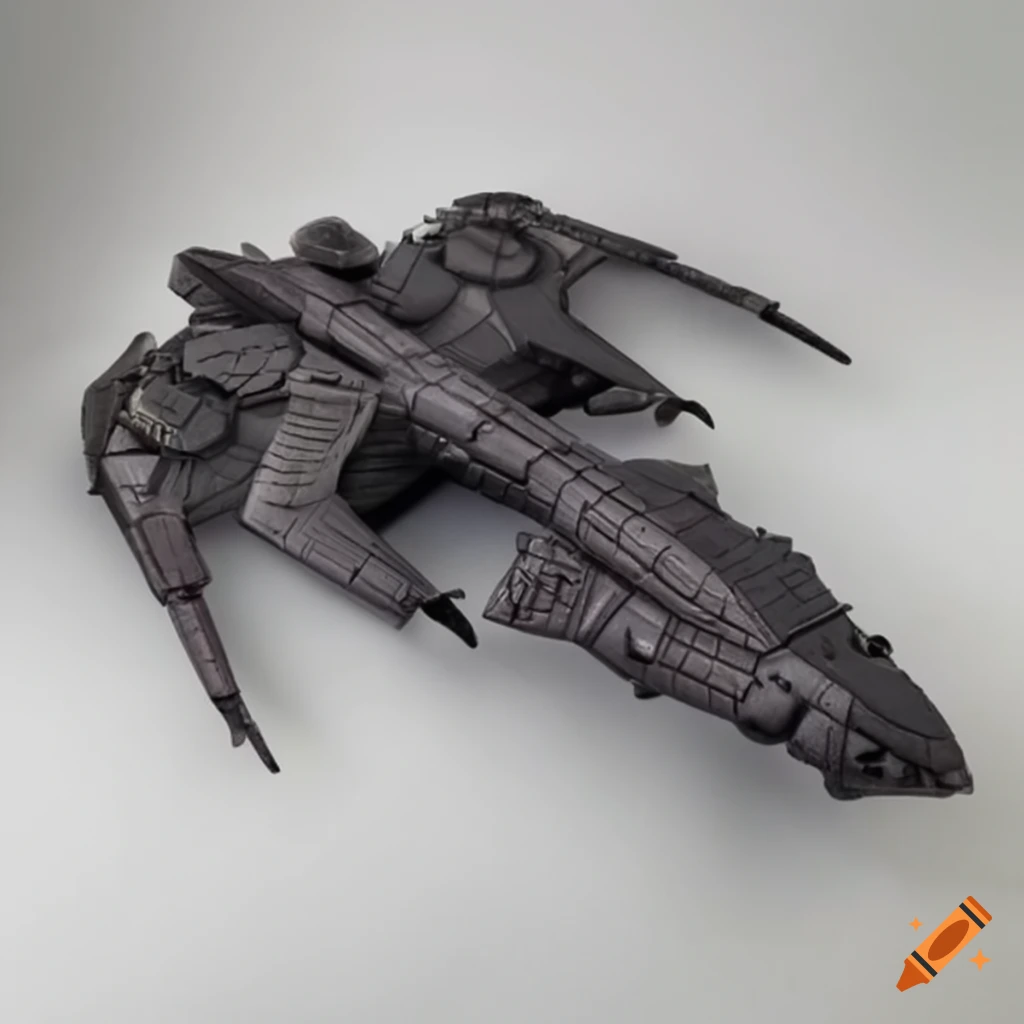 Small alien fighter ship on Craiyon