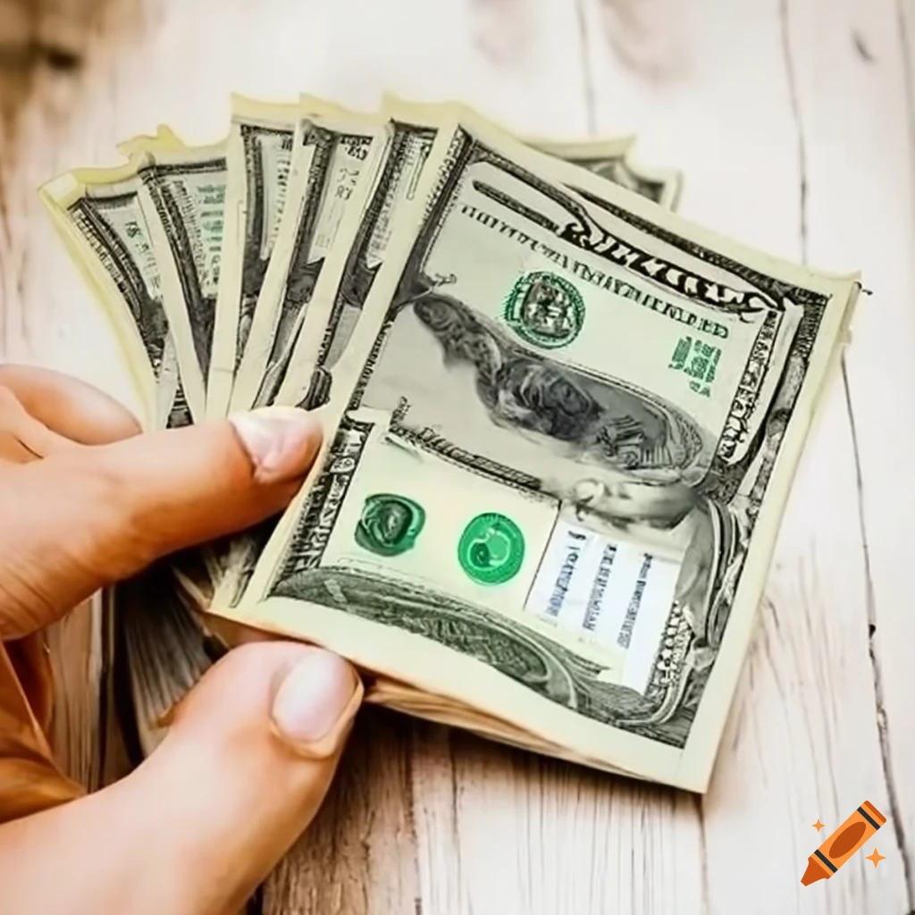 Financial report cash money