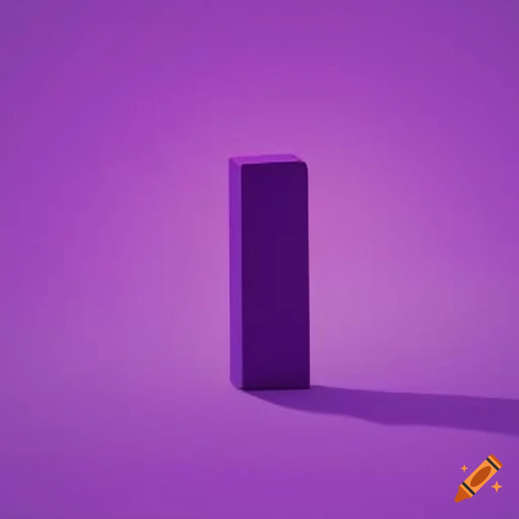 Lowercase letter i in purple on Craiyon