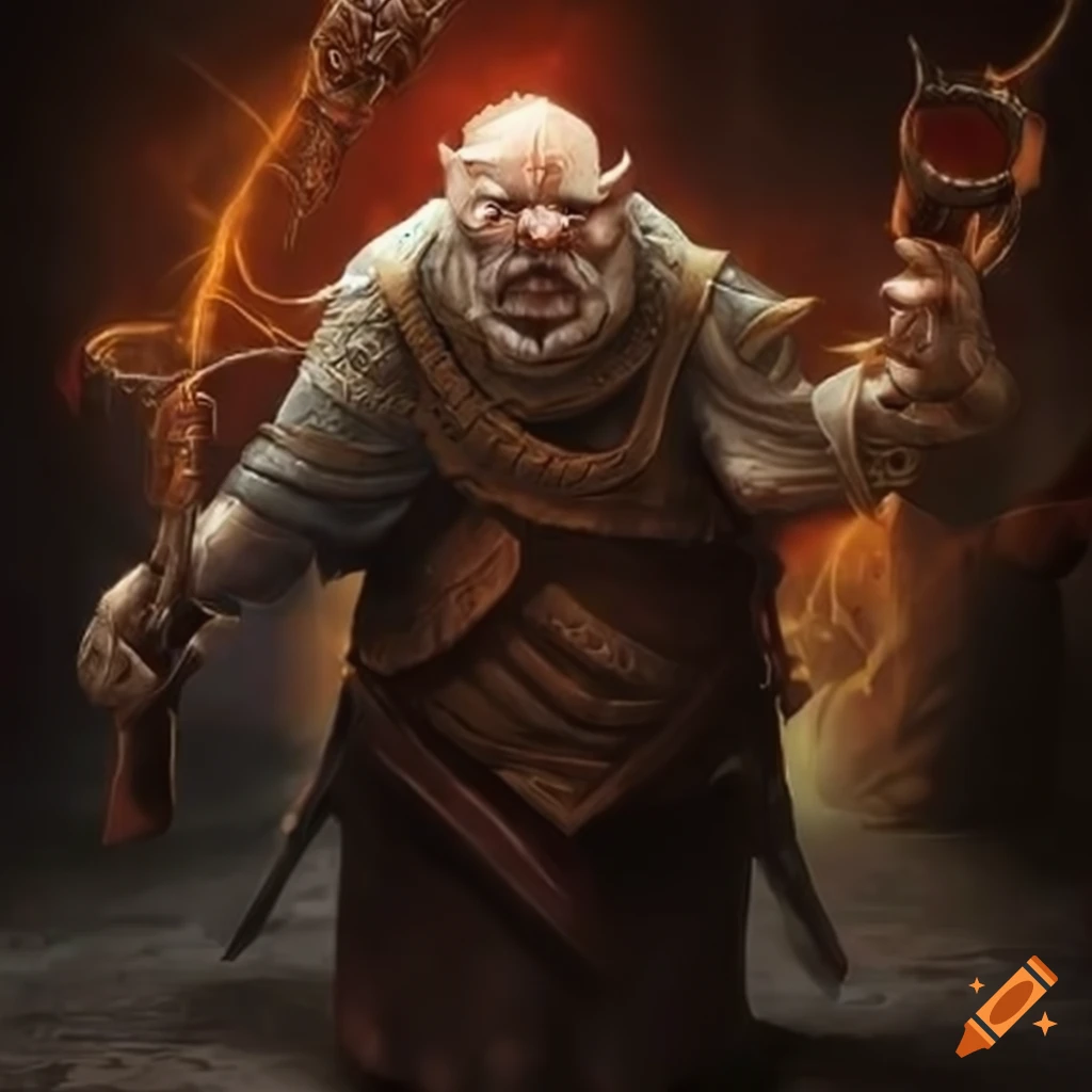 Fantasy overseer boss foreman on Craiyon