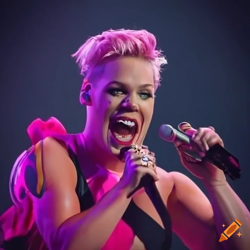 Pink singer show concert