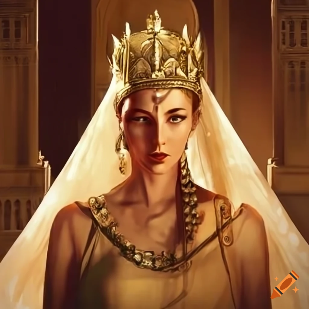 A beautiful queen from the bible