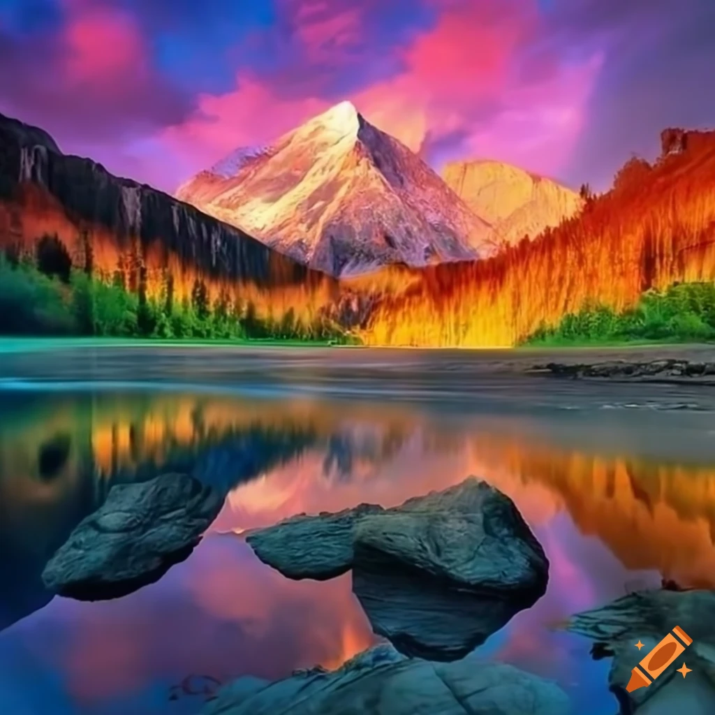 Background of beautiful landscapes