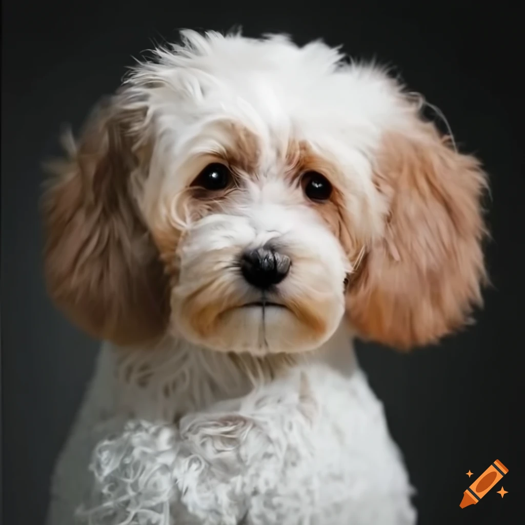 White havapoo on Craiyon