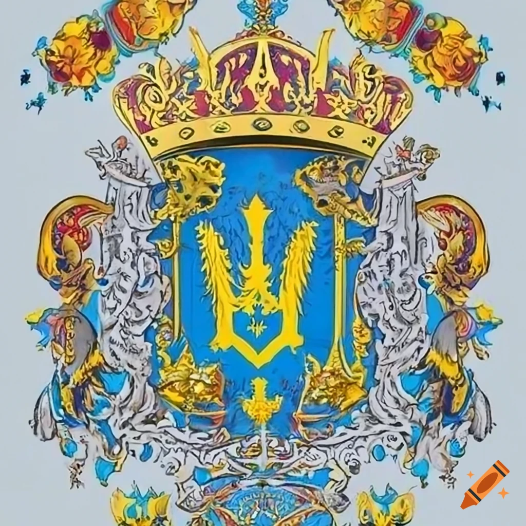 Coat of arms baron of Ukraine Sealand wisdom honor heraldry on Craiyon