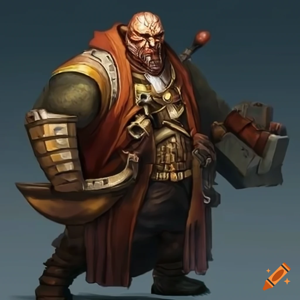 Fantasy boss foreman miner