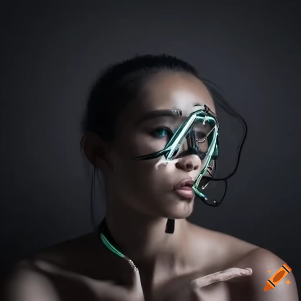 Humans with machines attached to the body on Craiyon