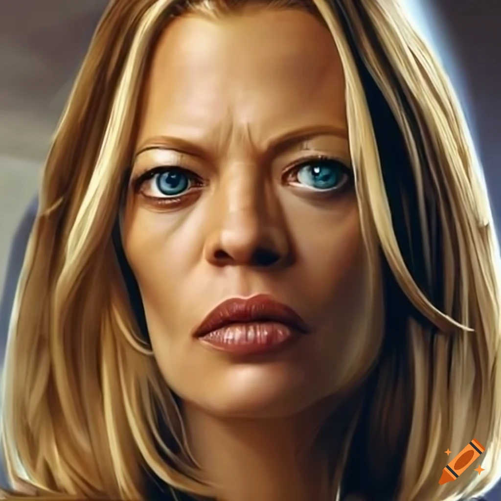 Jeri ryan as seven of nine on Craiyon