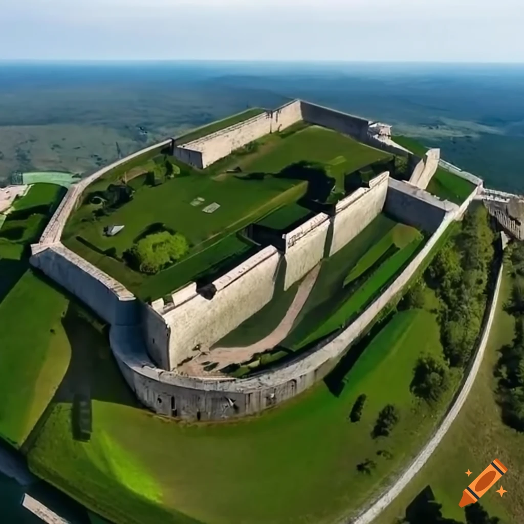 Large Massive, Unnaturally Enormous Brutalist Fortified Complex, lots ...