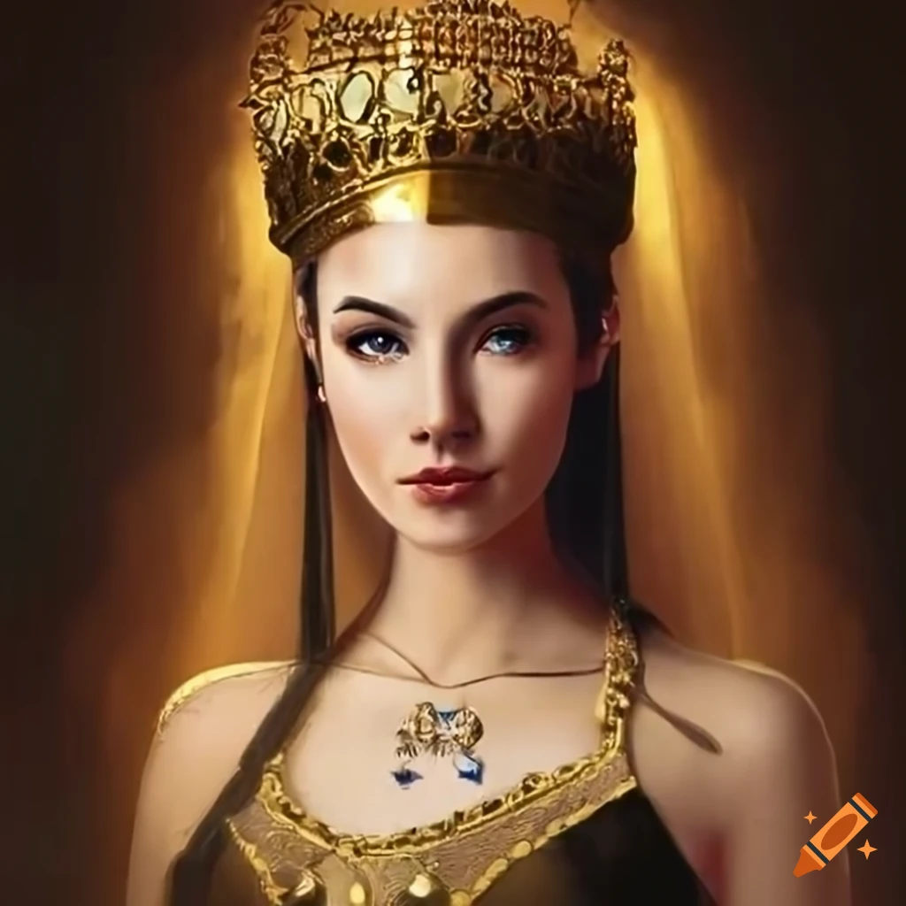 A beautiful queen from the bible