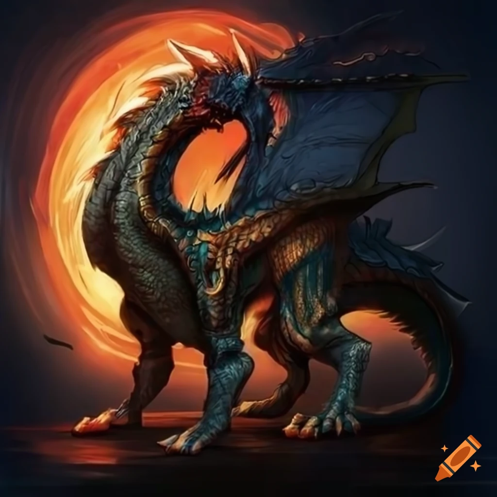 Dragon concept designs on Craiyon