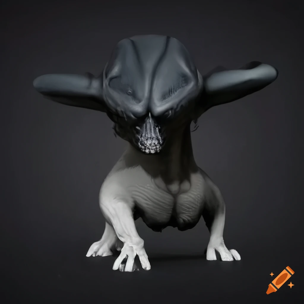 Corgi mixed in the style of xenomorph from alien on Craiyon