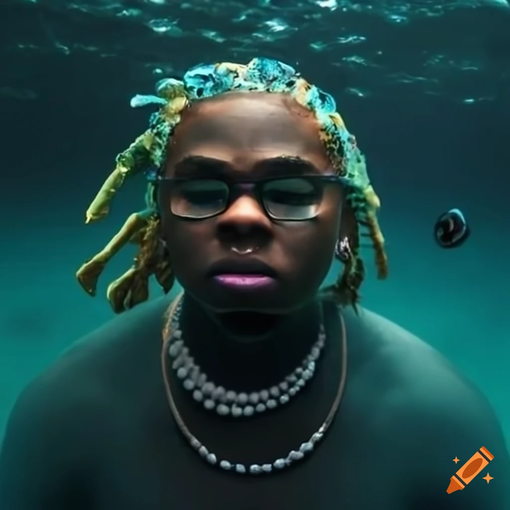 Gunna underwater on Craiyon