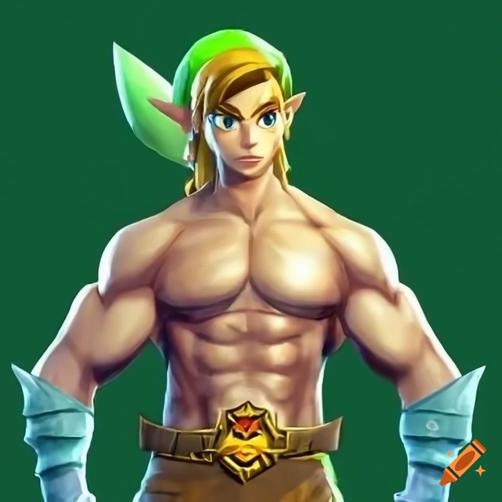 Buff link from the legend of zelda tears of the kingdom on Craiyon