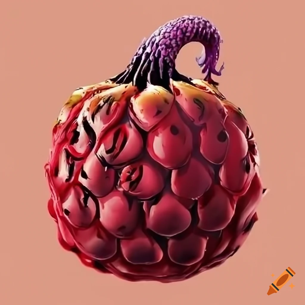 One piece snake skin devil fruit on Craiyon