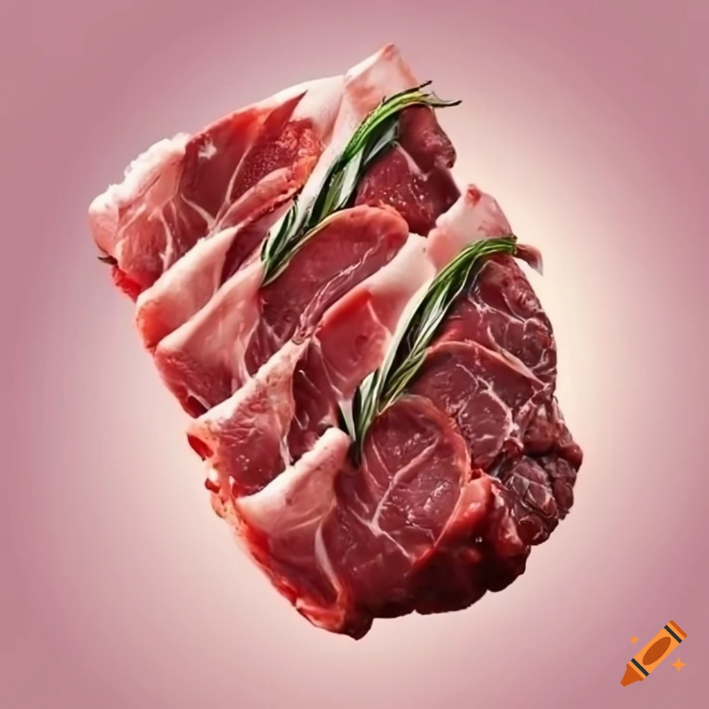 Gray meat on Craiyon