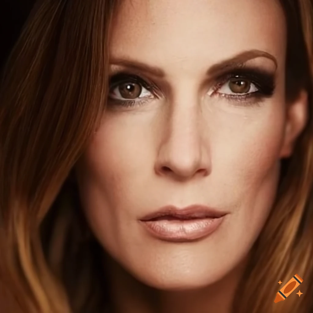 "alexis glick", age 35, closeup face, boudoir portrait on Craiyon