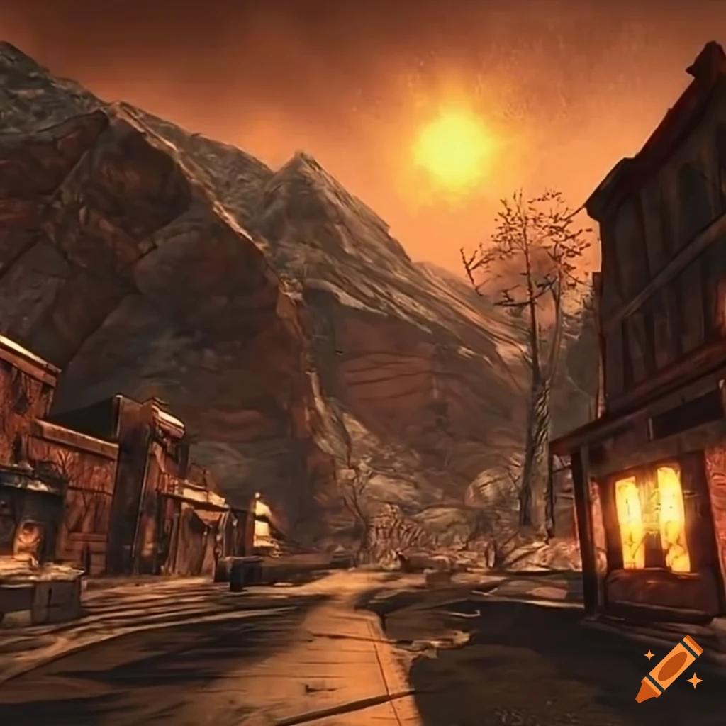 Aspen, colorado in fallout new vegas on Craiyon