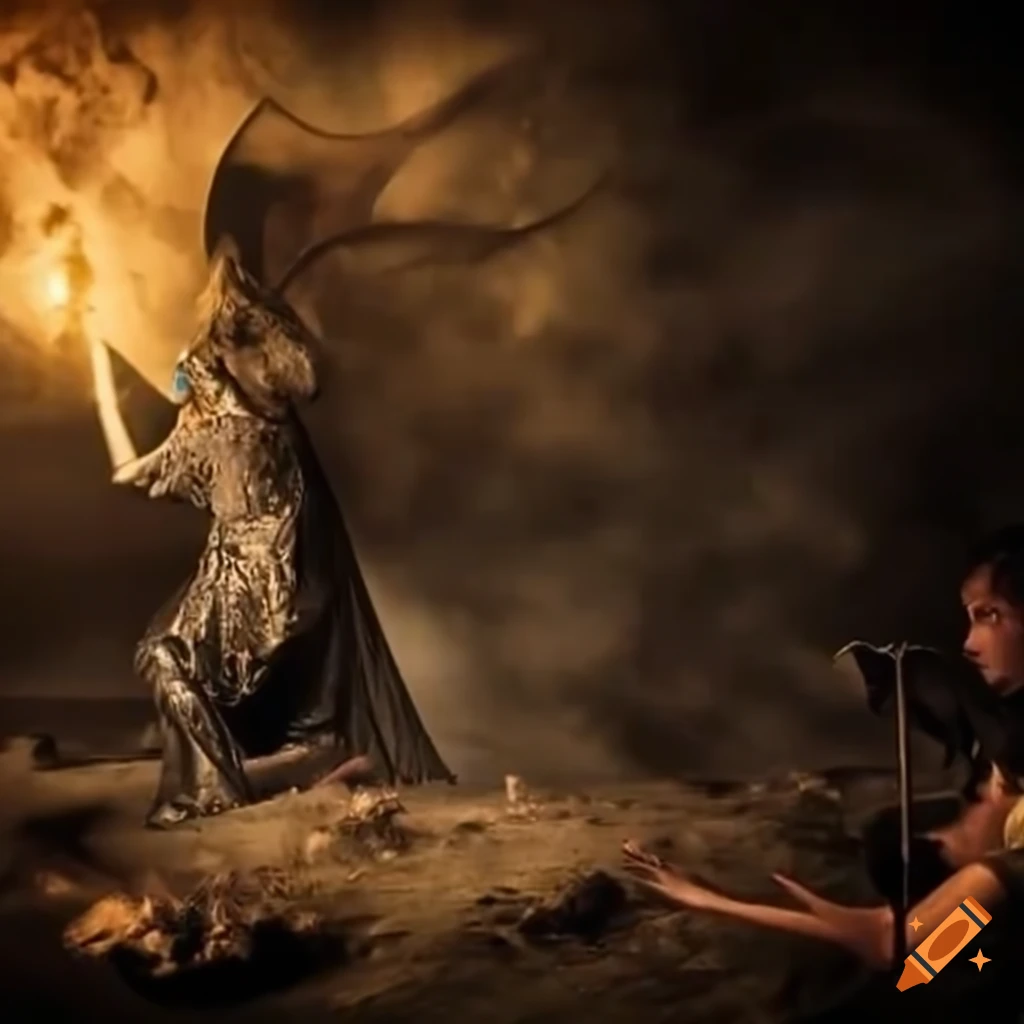 Wizard battle on Craiyon